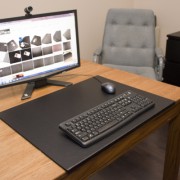 Desk Pad with ½” Edge Protector – Desk Pads – The Pad Place | Custom ...