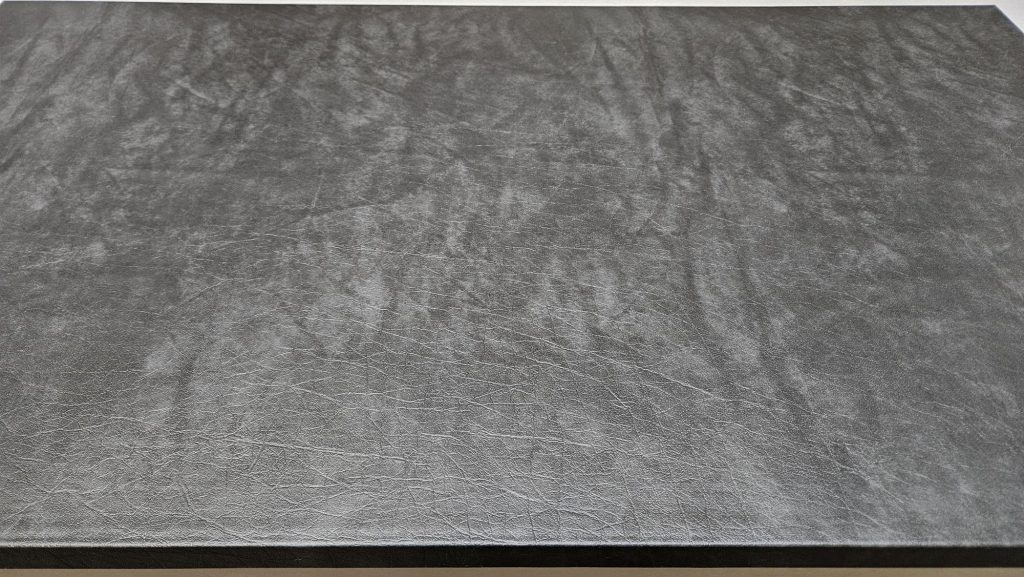 20” x 36” Grey on Grey Square Desk Pad with Edge Protector - Desk Pads ...